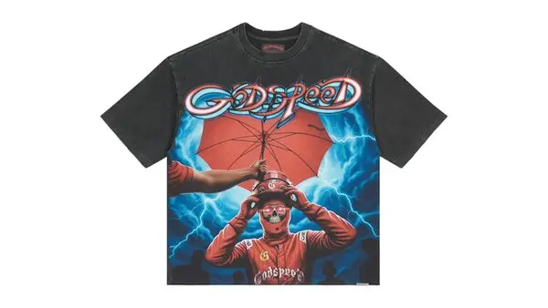 GODSPEED Supreme Reign T-shirt - Black Wash