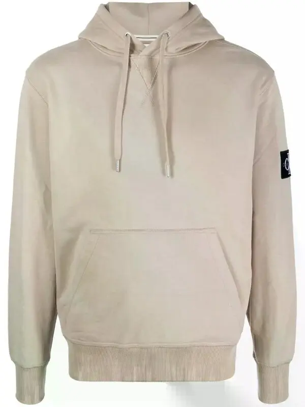 Calvin Klein Logo-patch Long-sleeve Hoodie