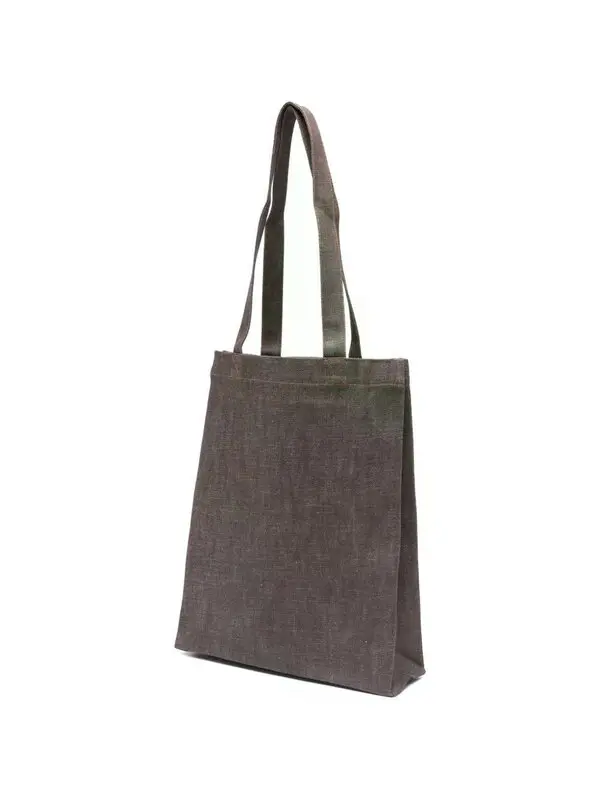 A.p.c. Lou Logo Tote Bag - Brown