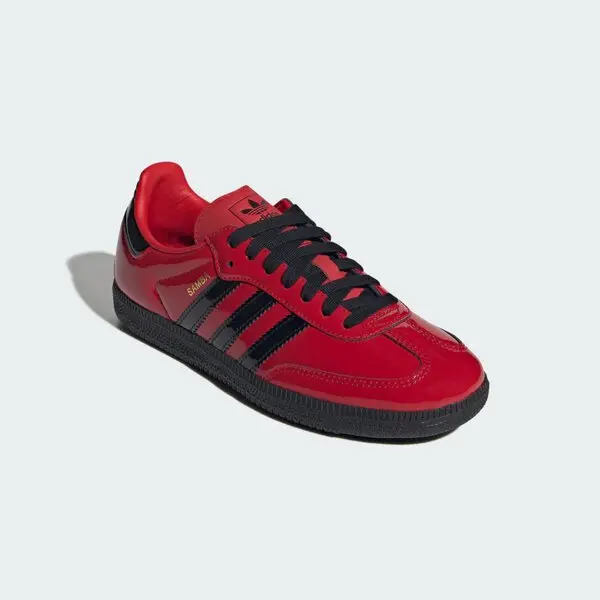 Adidas Samba Og Sneakers - Better Scarlet / Core Black / Gold Metallic
