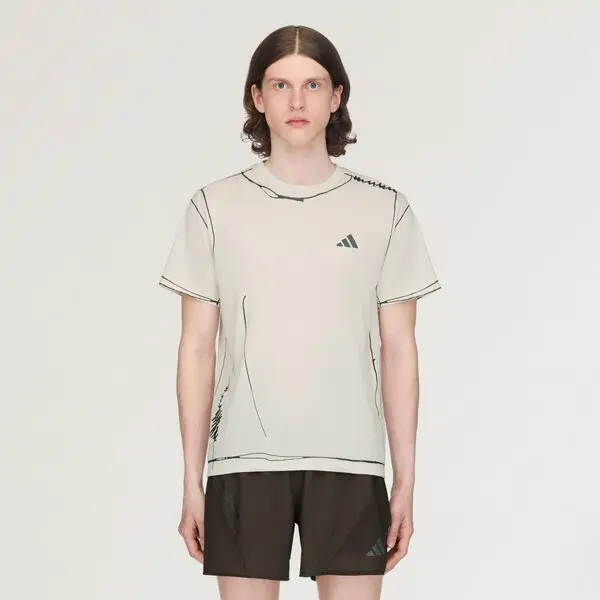 Adidas Adi365 Sftm Running Unitefit T-shirt - Halo Ivory