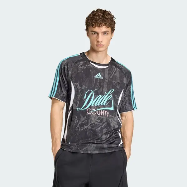Adidas Graphic Jersey Miami Black - Black / Pulse Aqua