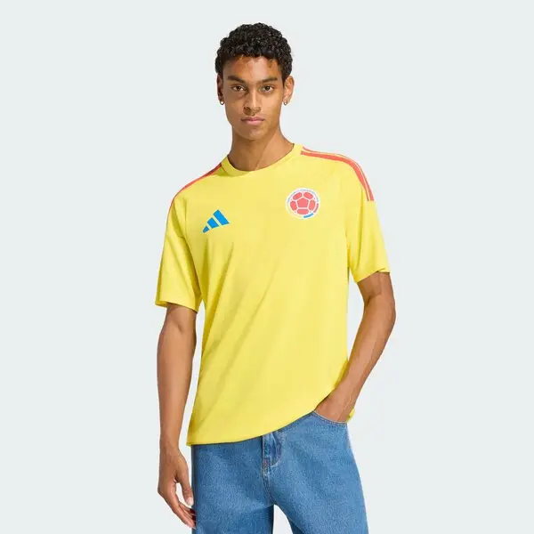 Adidas Colombia 26 Home Fan Jersey - Impact Yellow