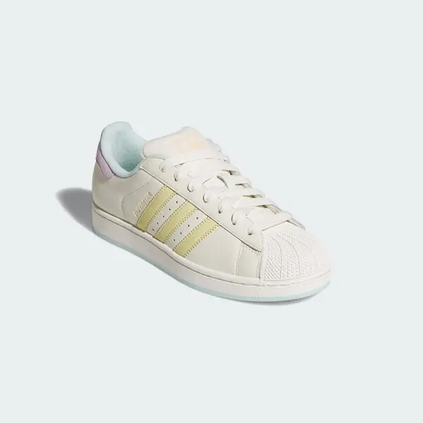Adidas Superstar Ii - Off White / Powder Yellow / Halo Mint