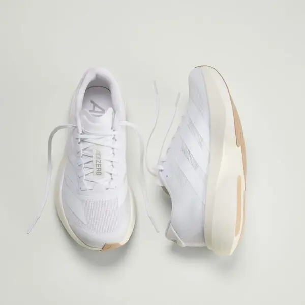 Adidas Adizero Evo Sl Sneakers - Cloud White / Cloud White / Warm Sandstone