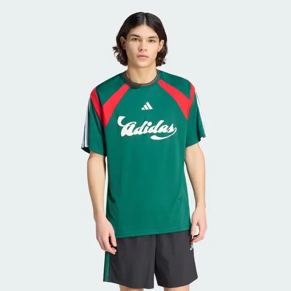 Adidas House Of Tiro Nations Pack Track Top Team Dark Green - Team Dark Green / Better Scarlet / White
