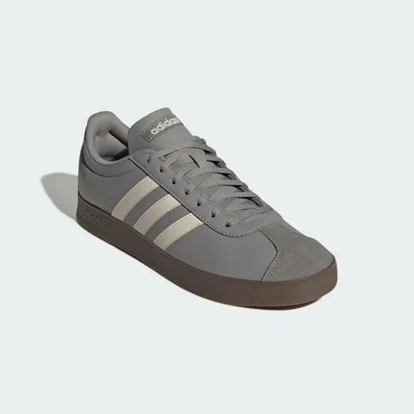 Adidas Vl Court Base Sneakers - Charcoal Solid Grey / Alumina / Grey Four