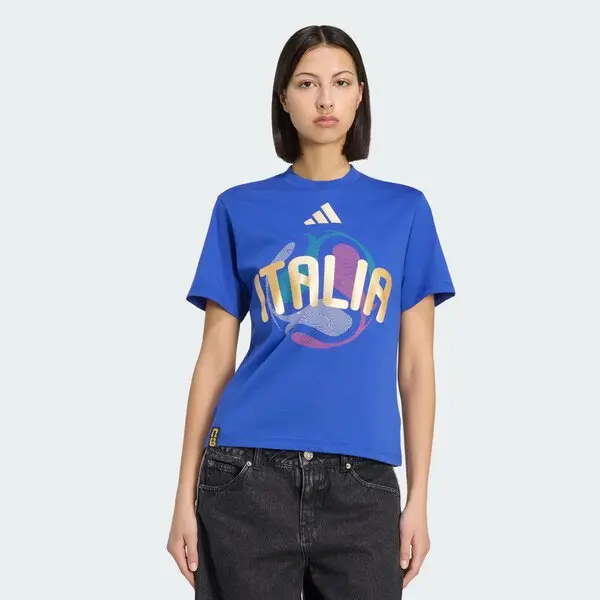 Adidas Fifa World Cup 26™ Italy T-shirt Blue - Bold Blue