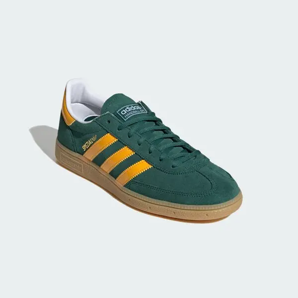 Adidas Handball Spezial Shoes - Collegiate Green / Crew Yellow / Gum