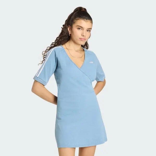 Adidas Denim Dress - Light Blue