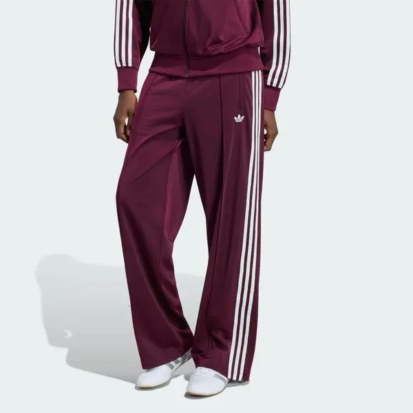 Adidas Firebird Adicolor Loose Track Pants - Maroon