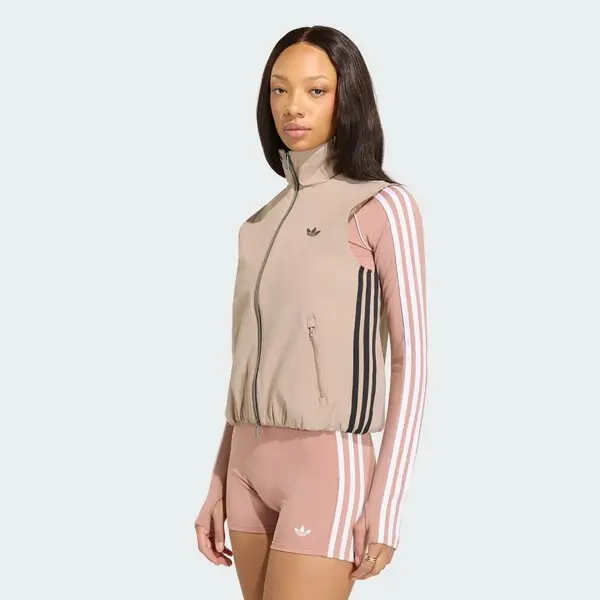 Adidas Adilenium 5.0 Sleeveless Track Top - Chalky Brown