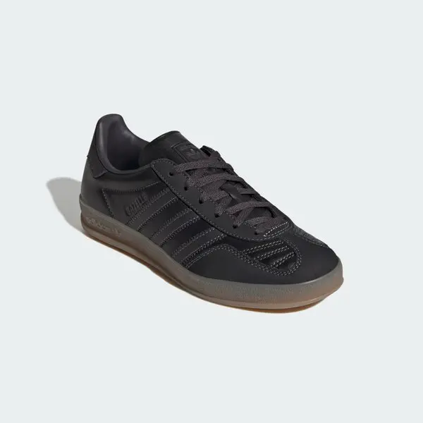 Adidas Gazelle Indoor Shoes - Core Black / Utility Black / Gum