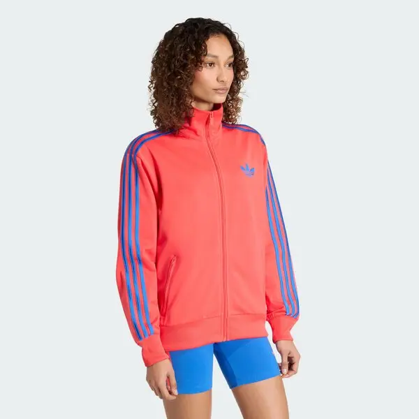 Adidas Firebird Track Top Loose - Semi Lucid Red / Blue