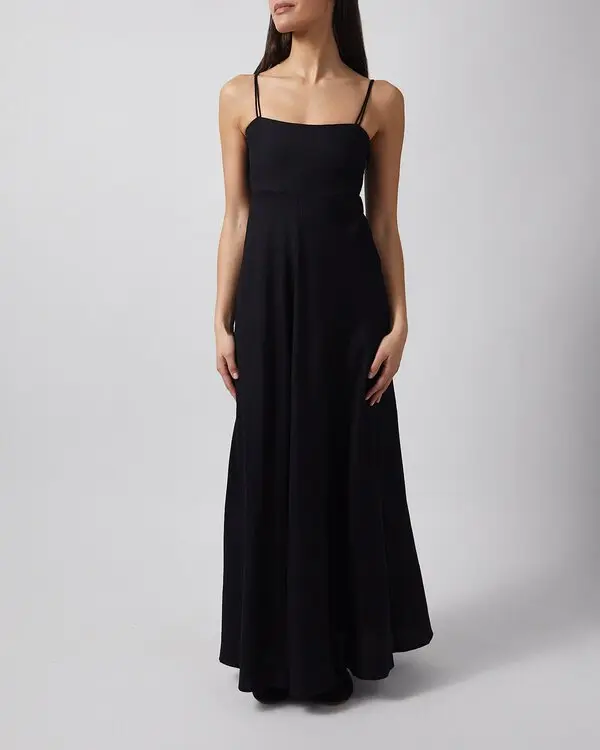 WAKAKUU Amalfi Maxi Dress - Black