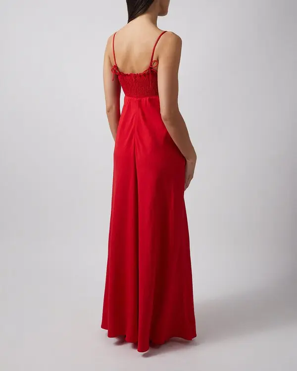 WAKAKUU Amalfi Maxi Dress - Red