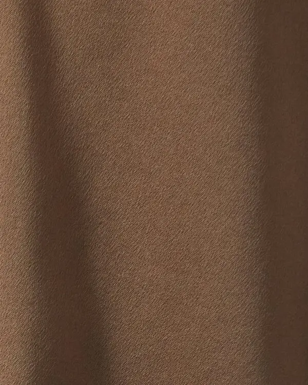 WAKAKUU Maria Satin Blouse - Mocca