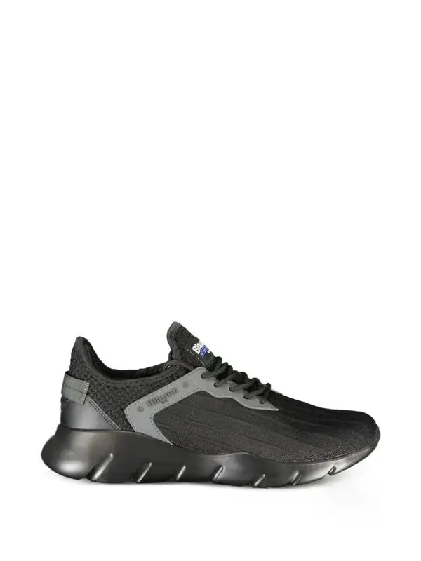 BLAUER. Mesh-panel Lace-up Sneakers - Black