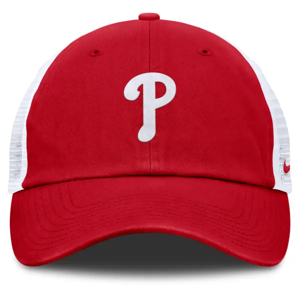 Nike Philadelphia Phillies Club Mlb Trucker Adjustable Hat - Red