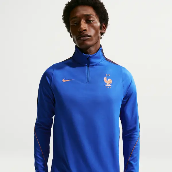 Nike Fff Strike Dri-fit Soccer Drill Top - Blue