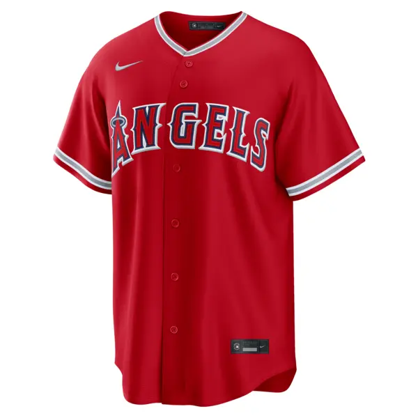 Nike Los Angeles Angels Mlb Replica Jersey - Red