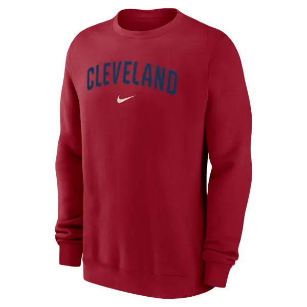 Nike Cleveland Guardians Mlb Pullover Crew