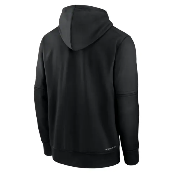 Nike Cincinnati Reds Authentic Collection Therma Mlb Pullover Hoodie - Black