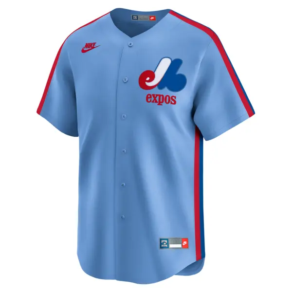 Nike Montreal Expos Cooperstown Dri-fit Mlb Limited Jersey - Blue