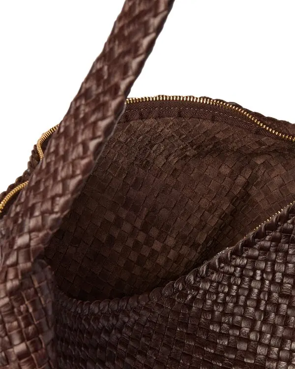 Whistles Woven Leather Shoulder Bag