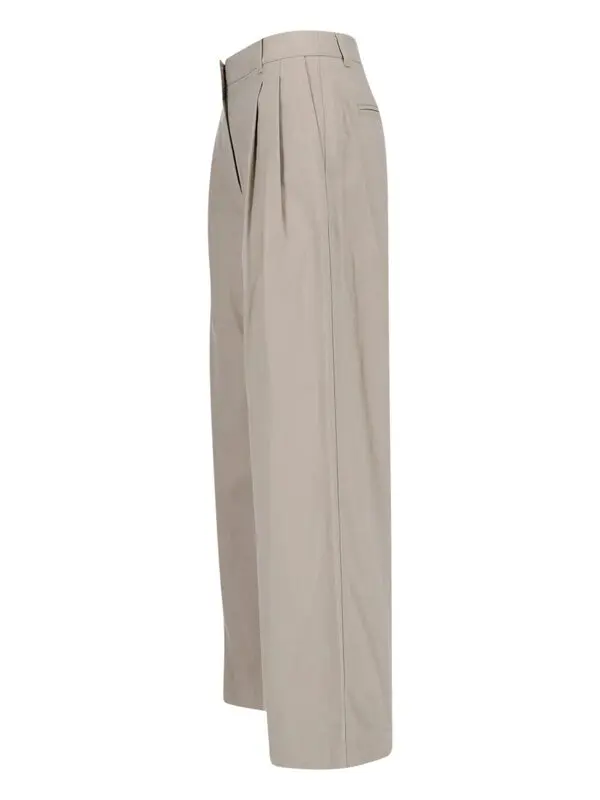 DUNST Pants In Mixed Cotton - Green