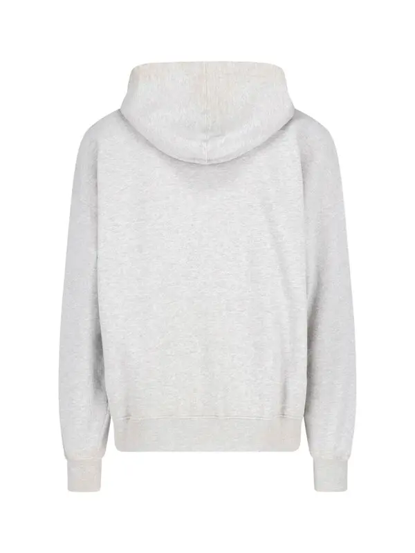 GOLDEN GOOSE Flag Vintage Hoodie - Gray