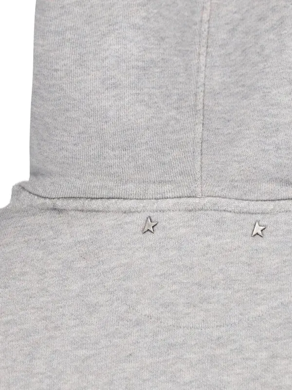 GOLDEN GOOSE Flag Vintage Hoodie - Gray