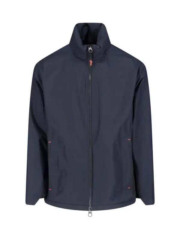 Loro Piana Microfiber Storm System® Bomber Jacket - Blue