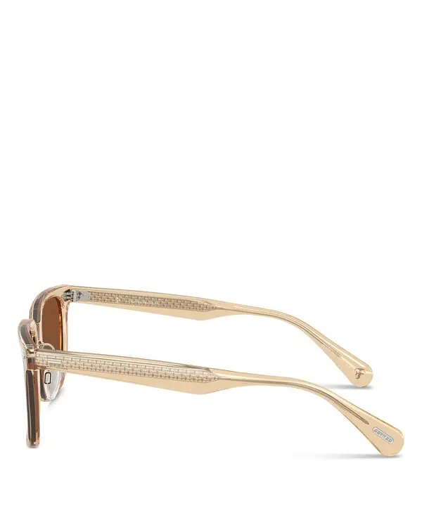 Oliver Spencer Rectangular Sunglasses, 50mm