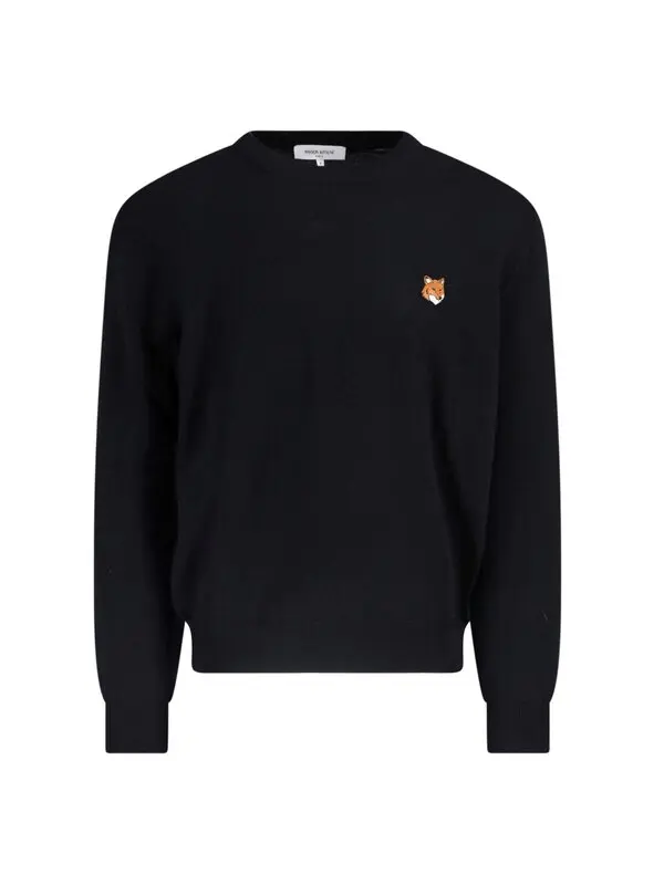 Maison Kitsuné Fox Head Sweatshirt - Black