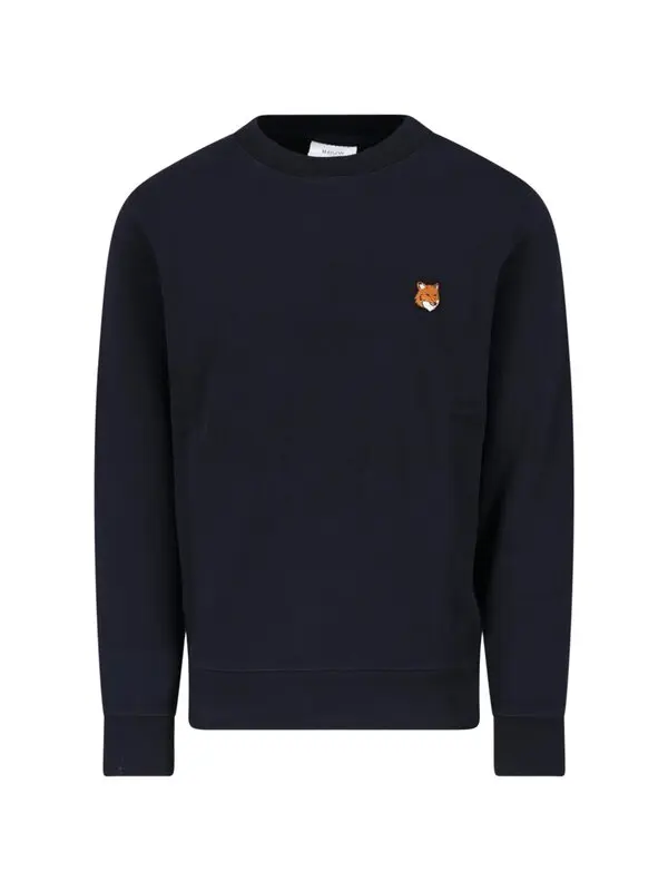 Maison Kitsuné Fox Head Sweatshirt - Black