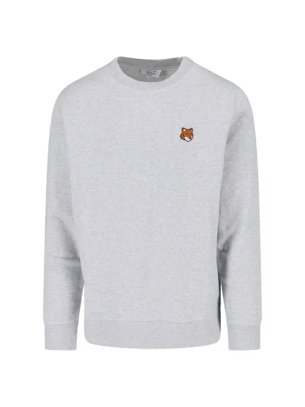 Maison Kitsuné Fox Head Sweatshirt - Gray