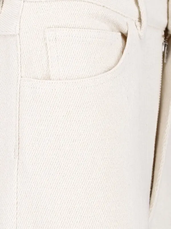 Auralee Wide Silk Denim Pants