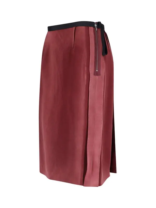 MAISON MARGIELA Midi Skirt In Viscose