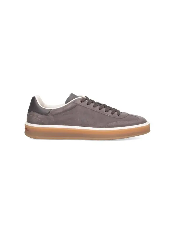 Loro Piana Tennis Walk Low-top Sneakers - Gray