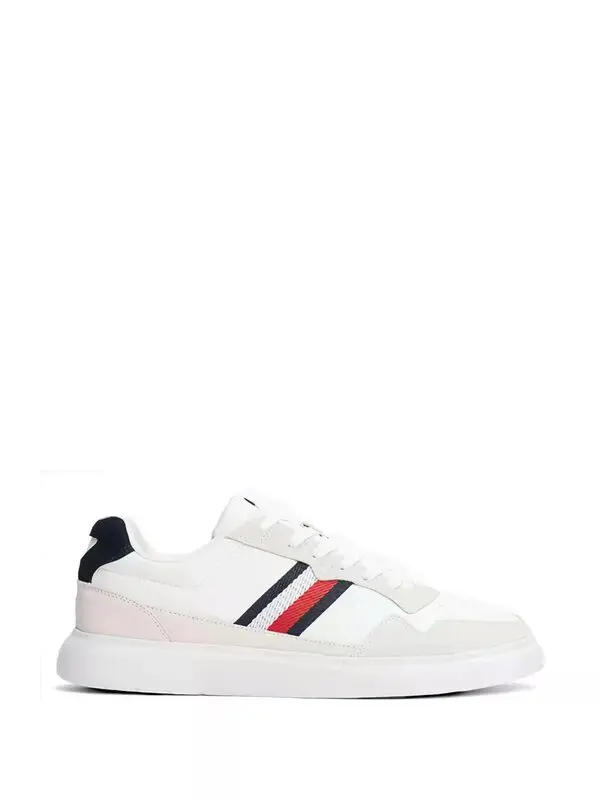 Tommy Hilfiger Striped Sneakers - White