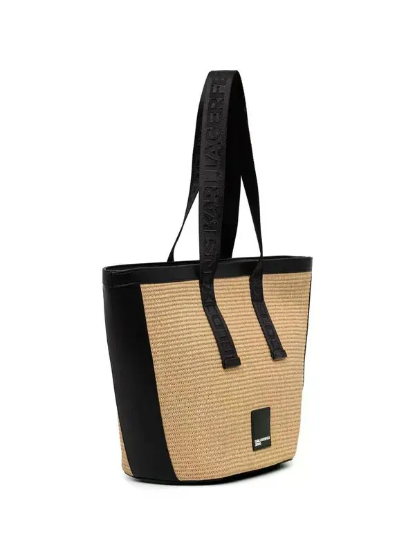 Karl Lagerfeld Woven Logo-jacquard Tote Bag