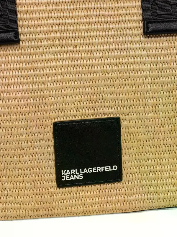 Karl Lagerfeld Woven Logo-jacquard Tote Bag