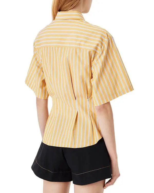 Tresse Tie Waist Short Sleeve Shirt