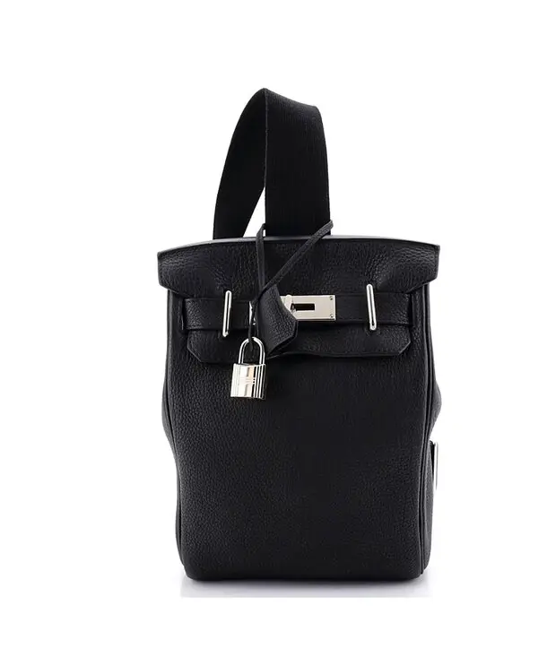 Hermès Pm Hac A Dos Backpack Togo - Black