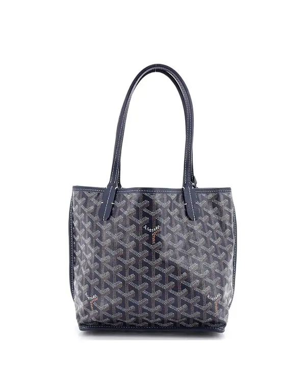 Goyard Anjou Reversible Tote Coated Canvas - Blue