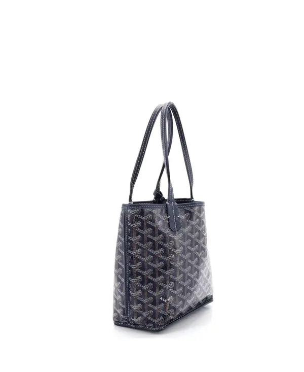 Goyard Anjou Reversible Tote Coated Canvas - Blue