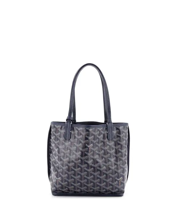 Goyard Anjou Reversible Tote Coated Canvas - Blue