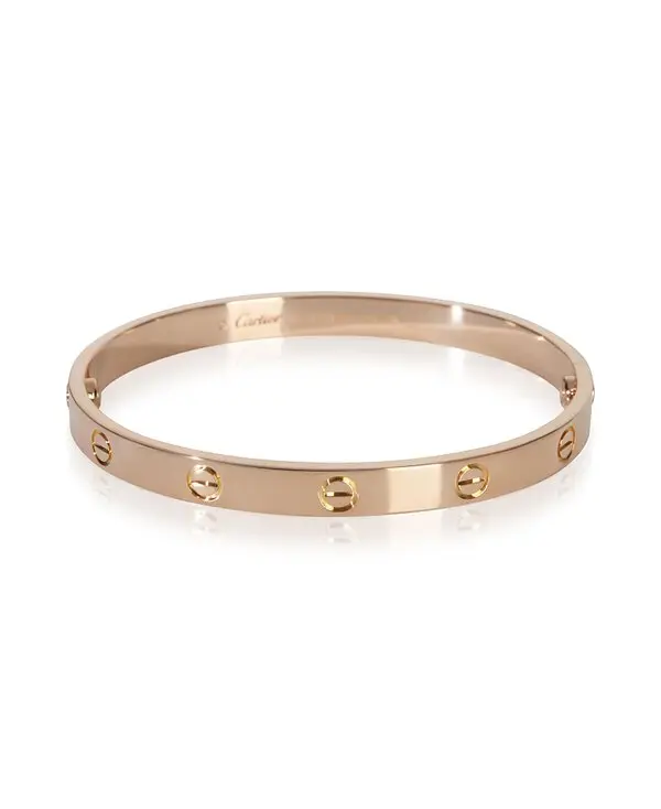 CARTIER Love 18k Rose Gold Bracelet - Pink