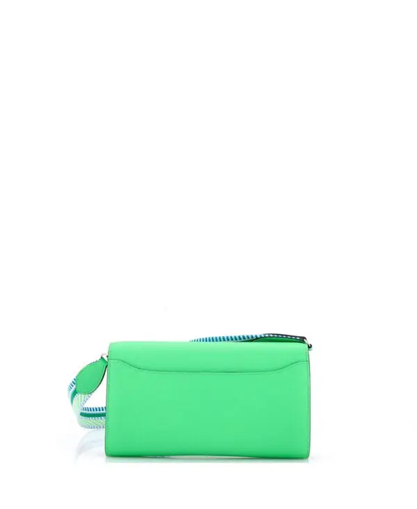 Hermès Cavale Constance To Go Wallet Evercolor - Green